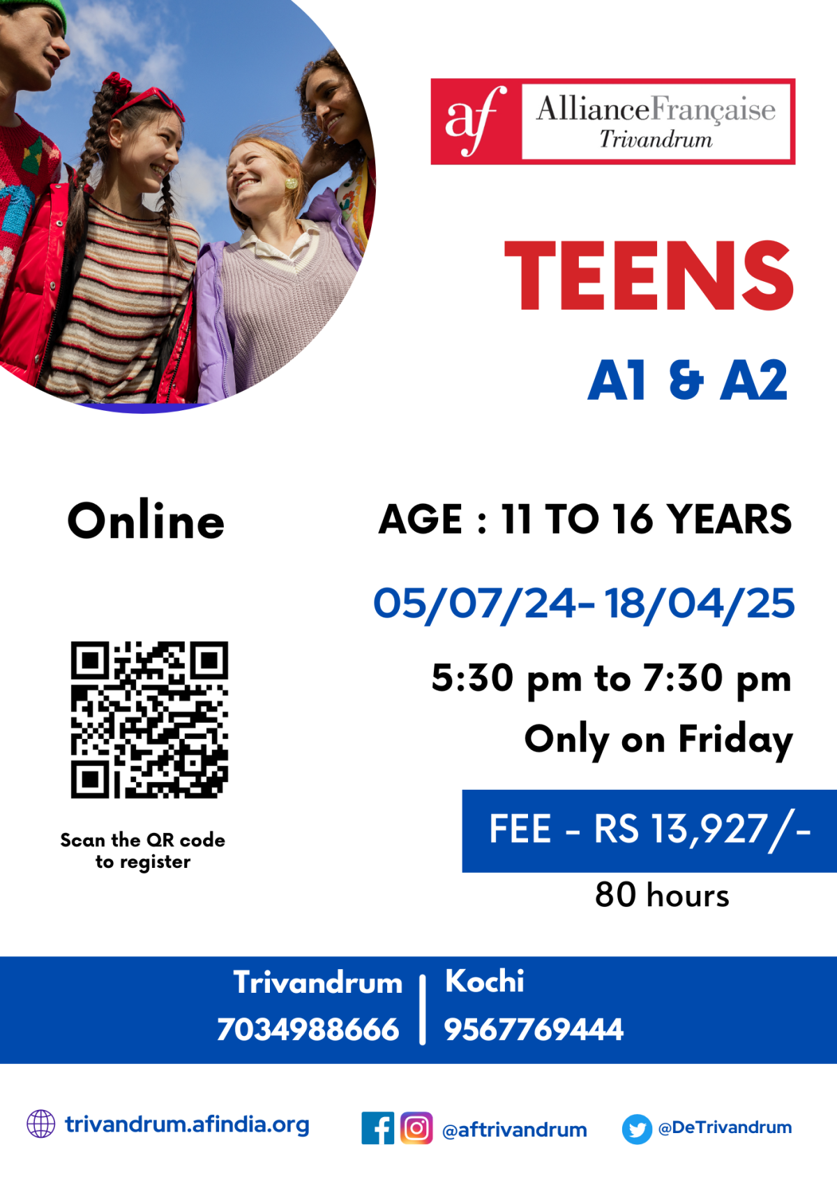 Curriculum & Fees – Alliance Française de Trivandrum